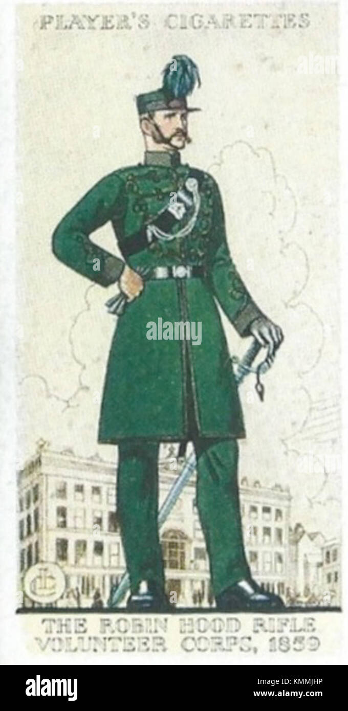 The Robin Hood Rifles are a historic rifle regiment, likely named after ...