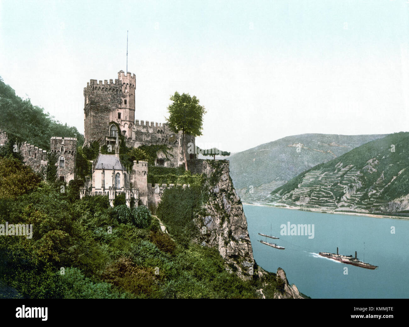 Burg Rheinstein is a medieval castle located in the Rhineland ...