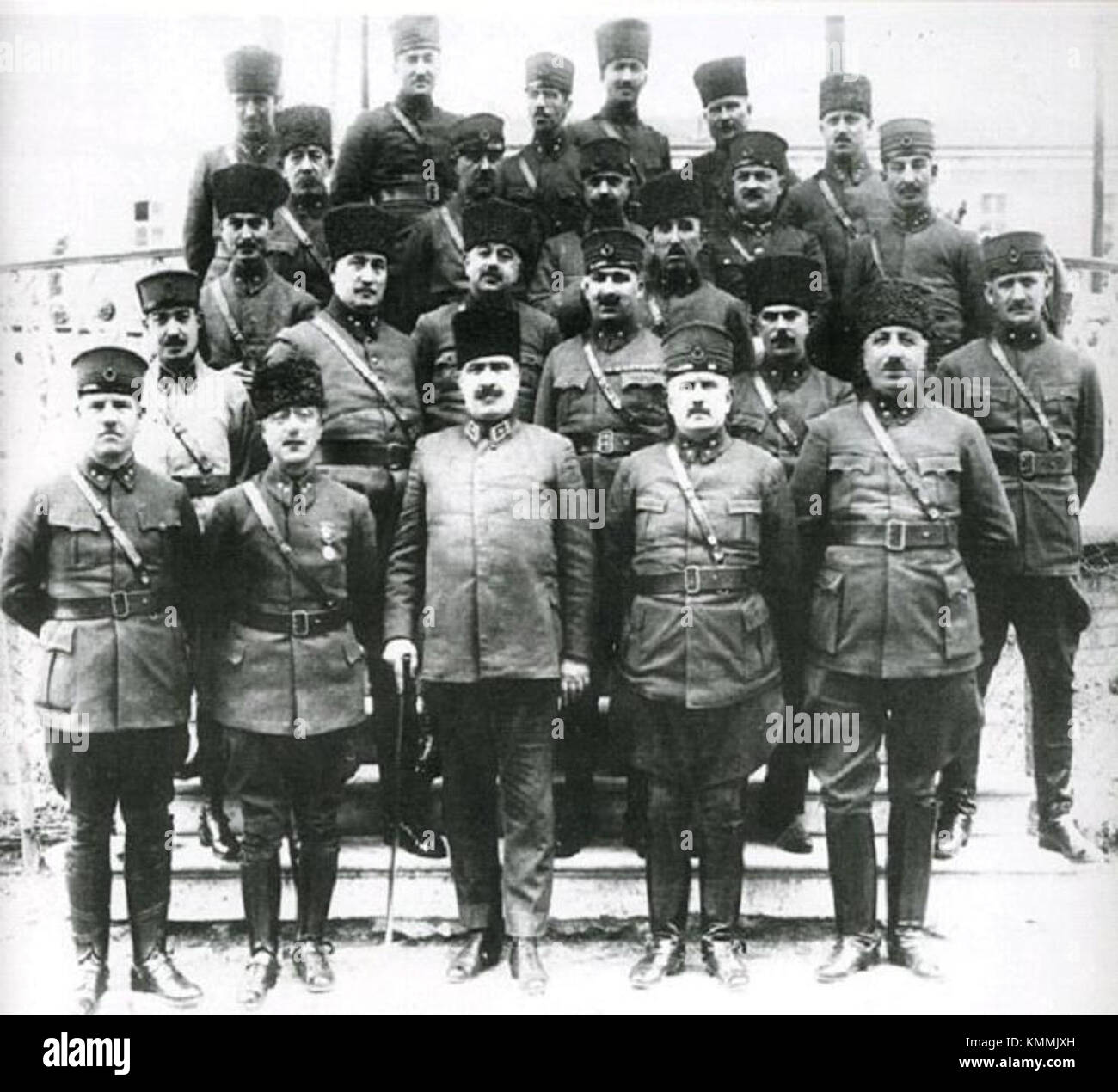 This image references the commanders of the Turkish War of Independence ...