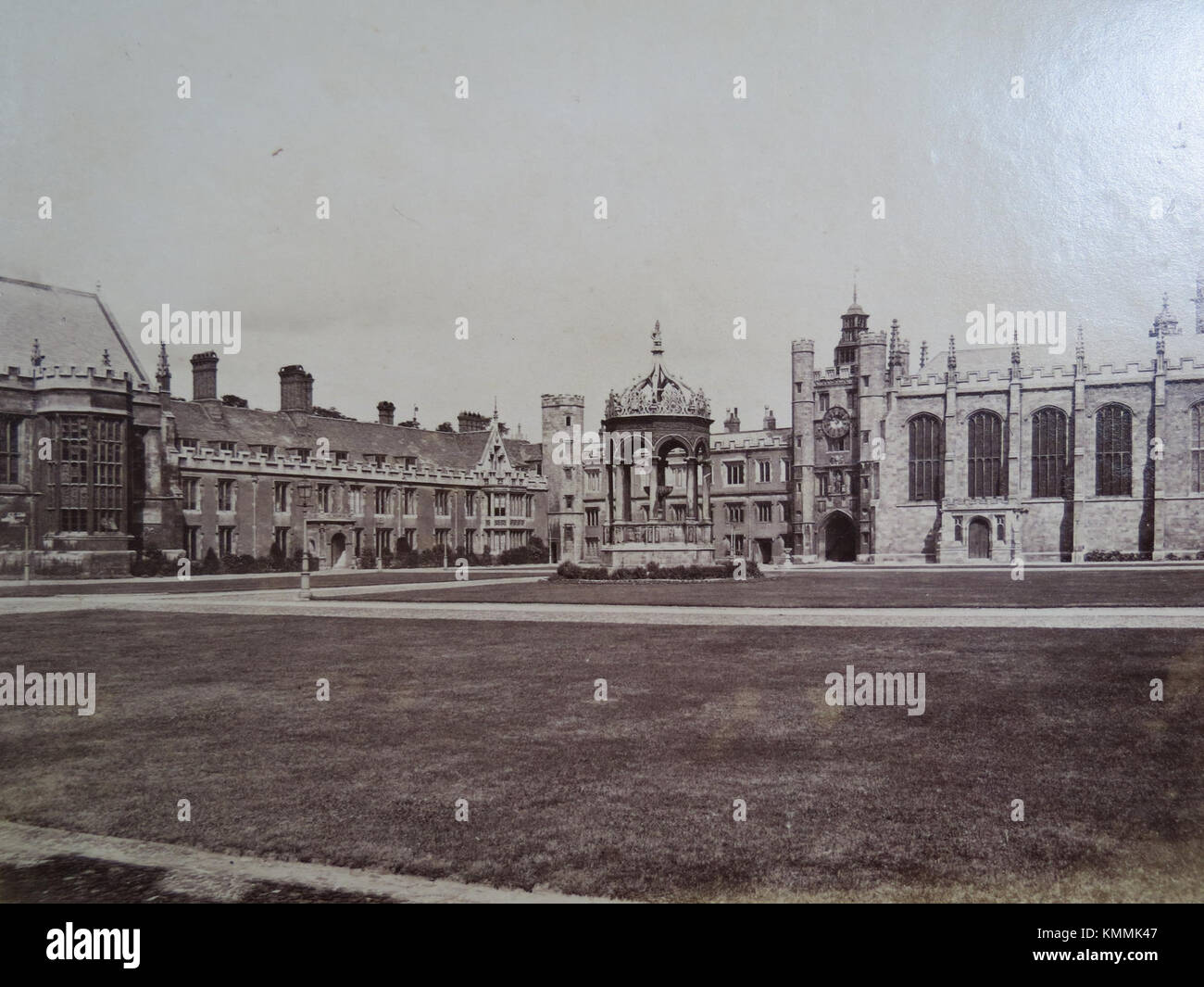 The Great Court of Trinity College, Cambridge, is a renowned ...
