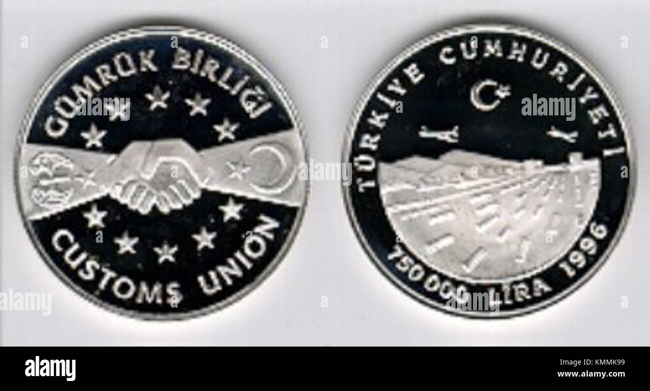 The Gumruk Birligi Commemorative piece marks a significant moment in ...