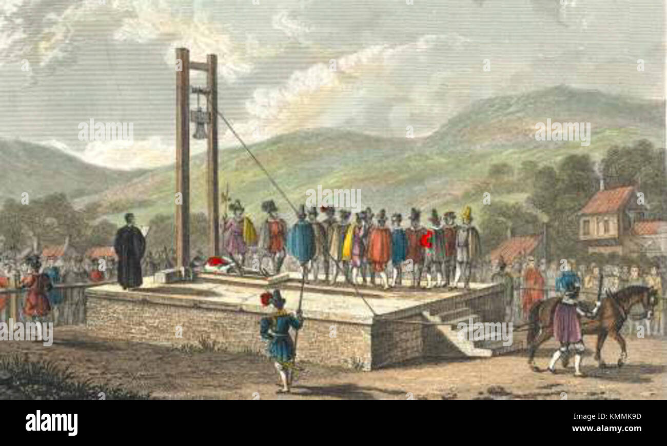 Gibbet england execution hi-res stock photography and images - Alamy
