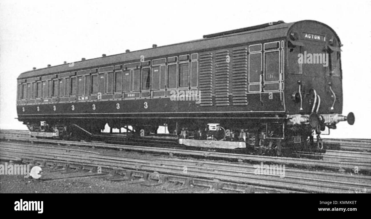 The LMS electric multiple unit motor-coach, as depicted in CJ Allen's ...