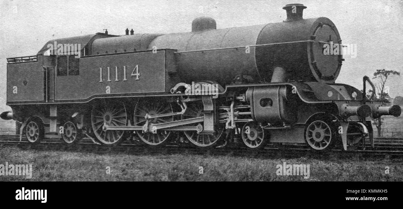 The Hughes Dreadnought 4-6-4T, 11114, is a type of steam locomotive ...