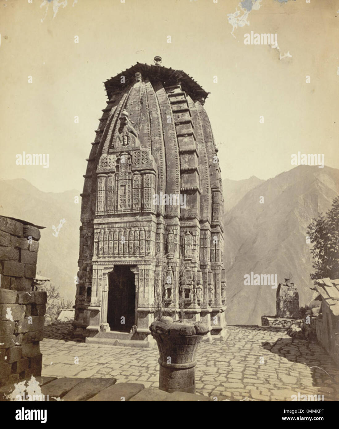 Photograph of the Narasimha Temple in Brahmaur, Chamba district ...