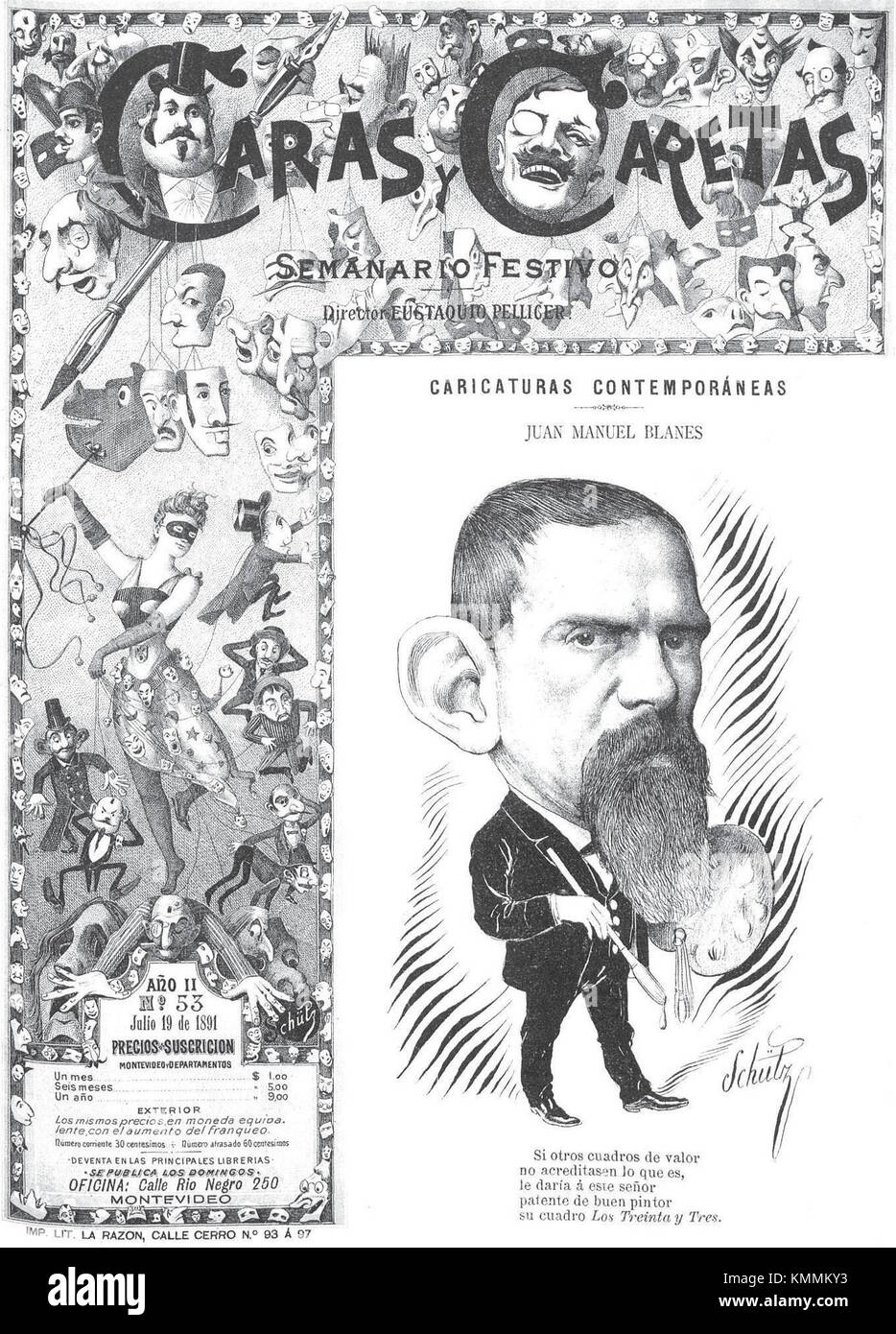 The cover of Caras y Caretas, a popular Argentine magazine, from issue ...