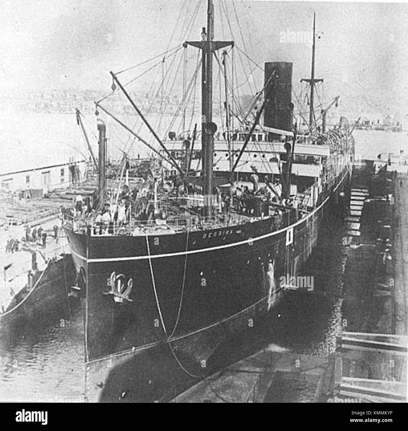 The SS Berrima, a steamship built in 1913 at Caird and Co, was an ...