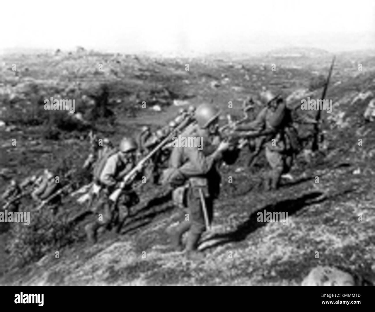 Russian soldiers are depicted in Petsamo, a region located in the ...