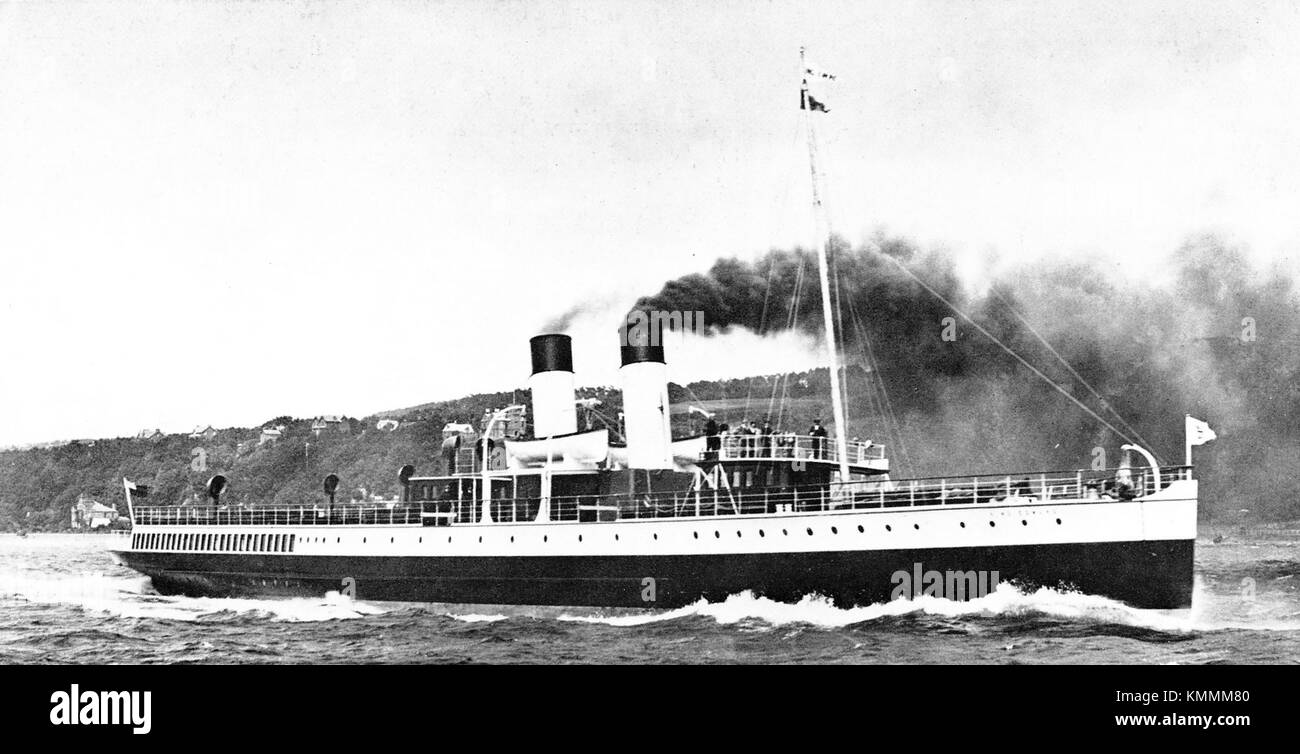 The TS King Edward, a ship from 1901, was a notable passenger vessel in ...