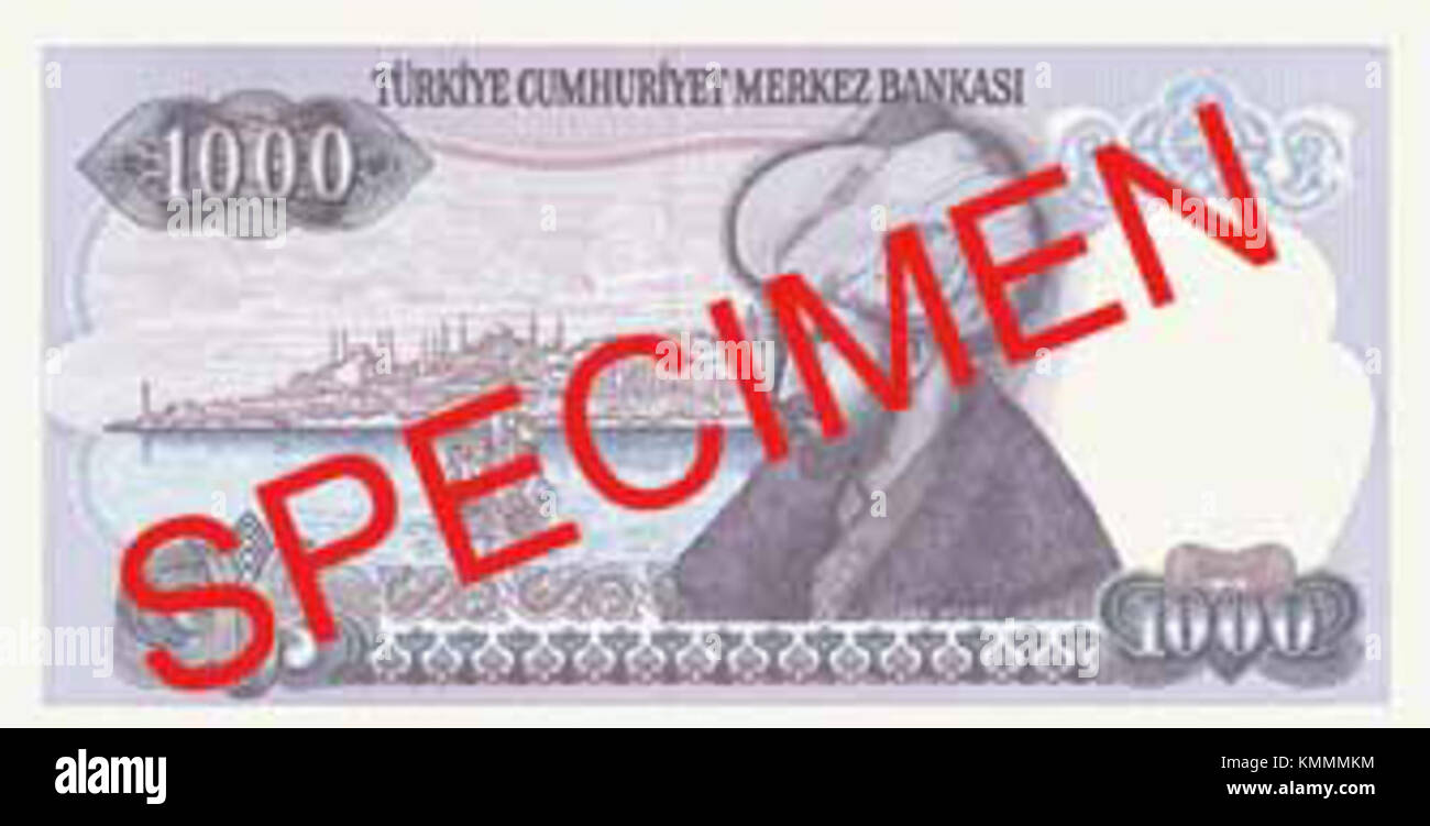 The '1000-II TL reverse' is a visual representation of the reverse side ...