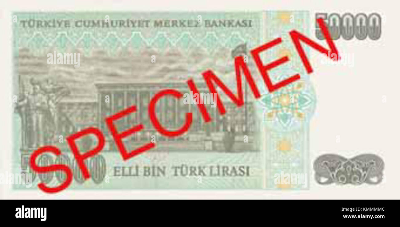 The 50000-II TL 1994 reverse refers to a specific coin issued in 1994 ...