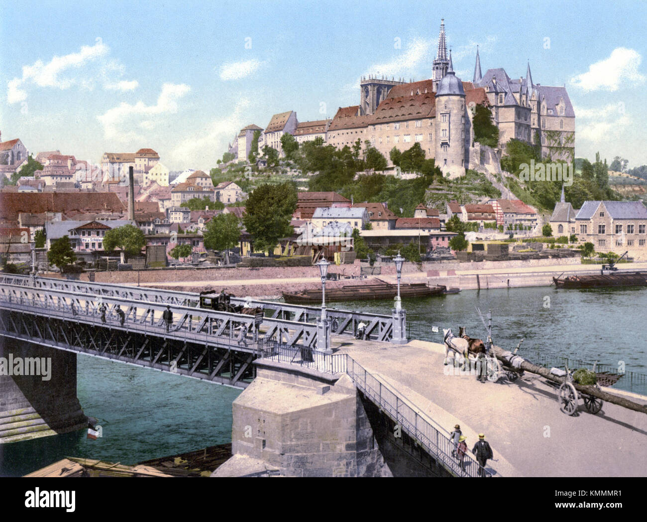 Photograph of Albrechtsburg Castle in Meissen, Germany, taken around ...