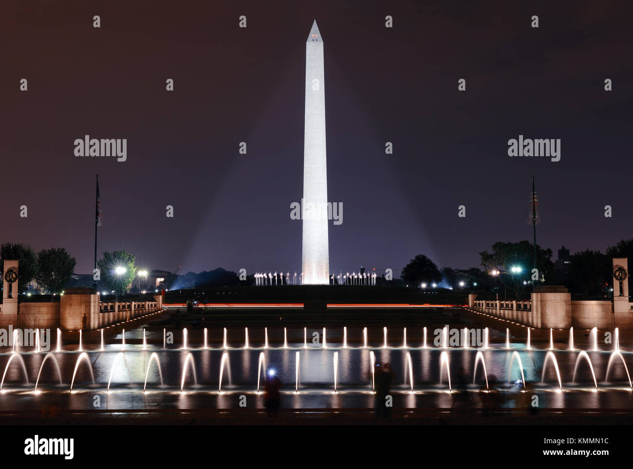 National world war ii memorial night hi-res stock photography and ...