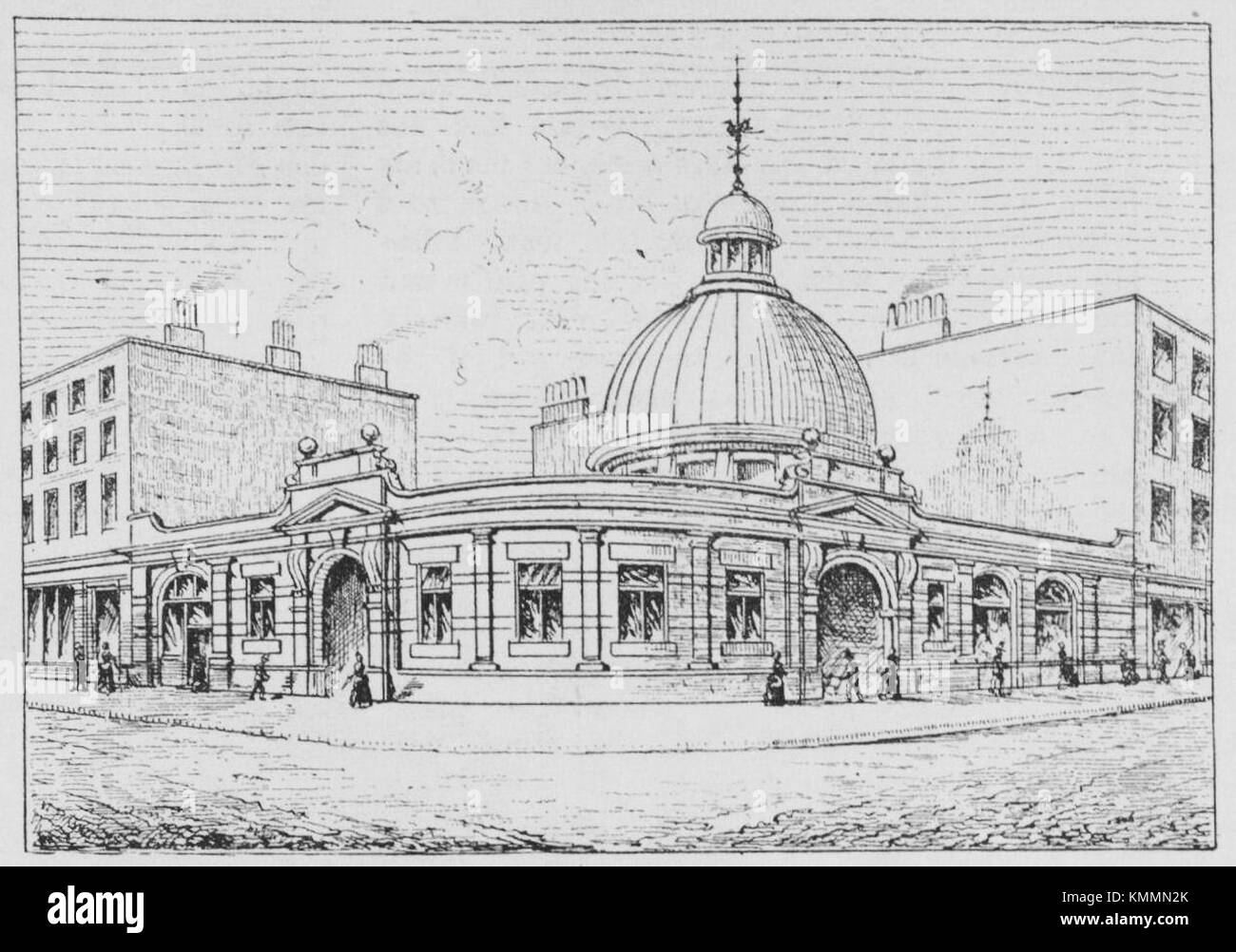 Borough station, 1890 Stock Photo - Alamy