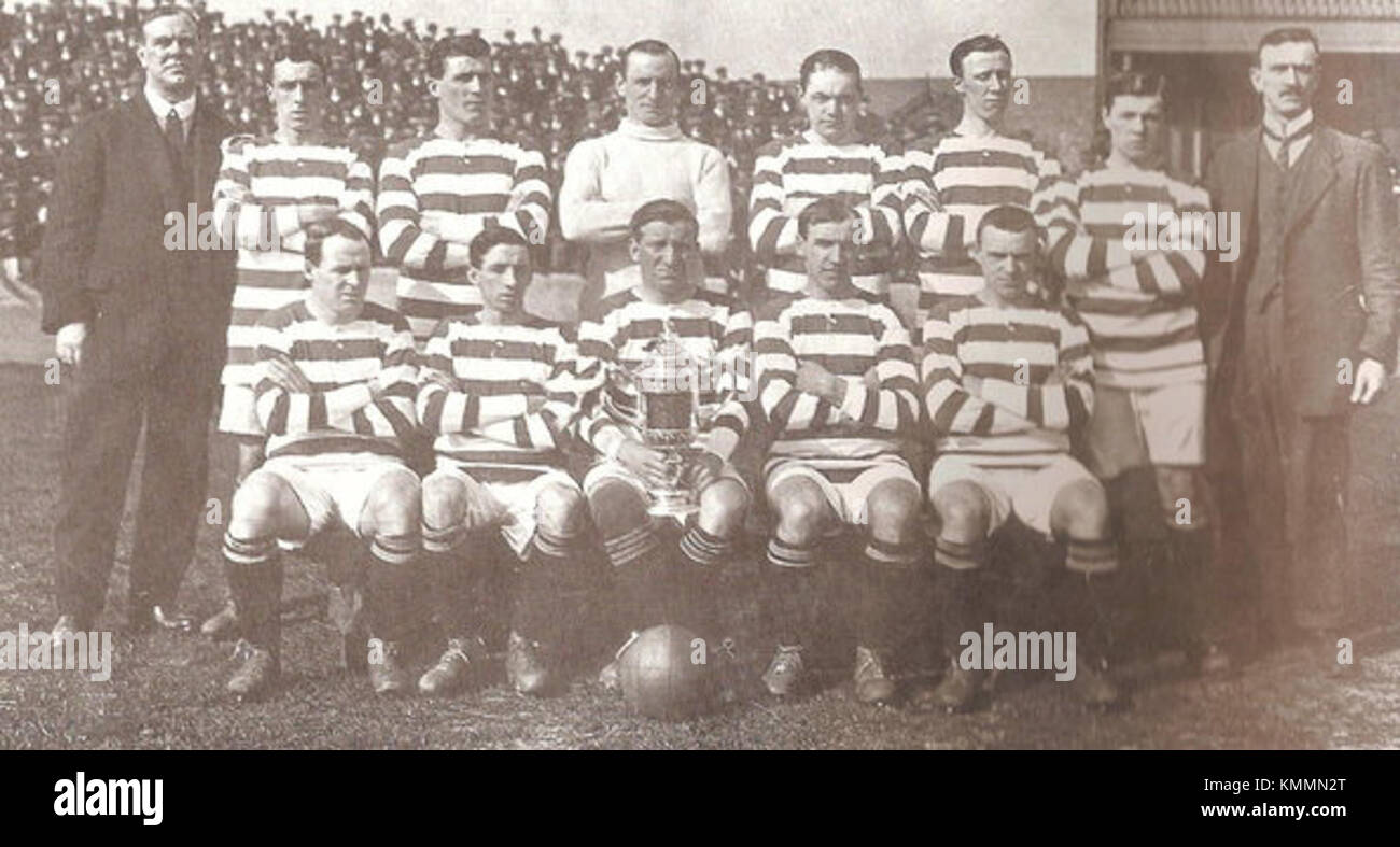 Celtic double 1914 Stock Photo - Alamy