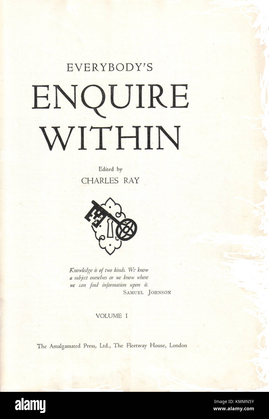 'Enquire Within Upon Everything' is a reference book published in the ...