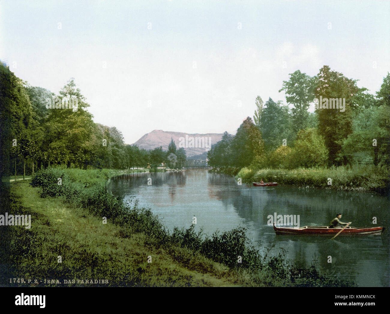 Jena Paradies, photographed in 1900, showcases a historic view of this ...
