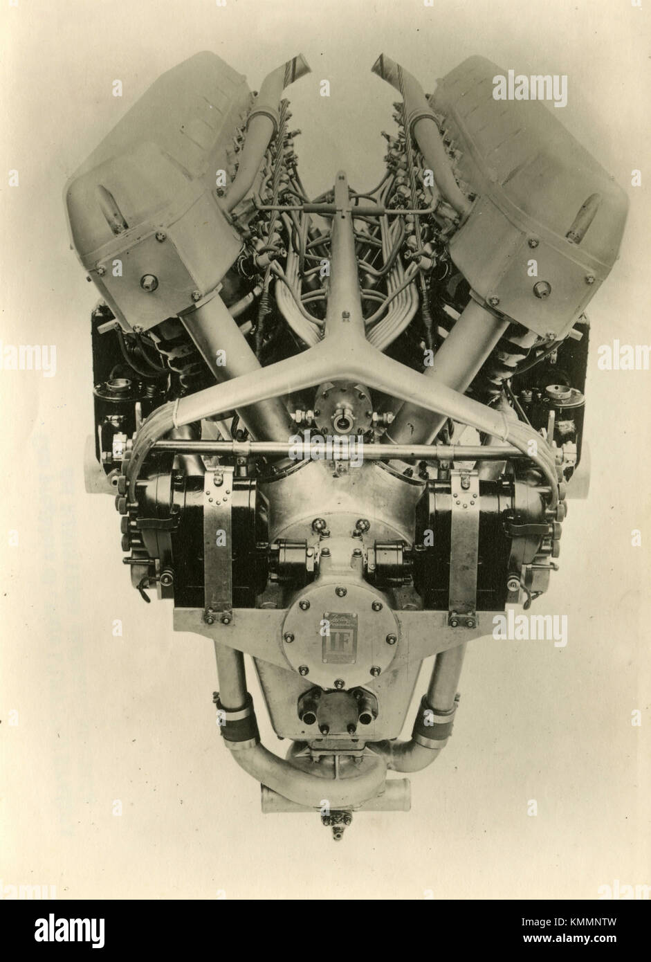 Aviation engine Isotta Fraschini Asso 500, Italy 1920s Stock Photo - Alamy