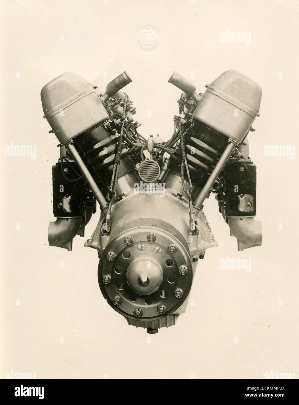 Aviation engine Isotta Fraschini Asso 500, Italy 1920s Stock Photo - Alamy