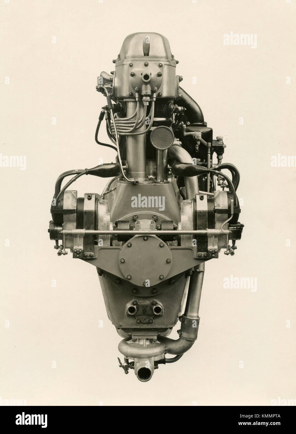 Aviation engine Isotta Fraschini Asso 500, Italy 1920s Stock Photo - Alamy