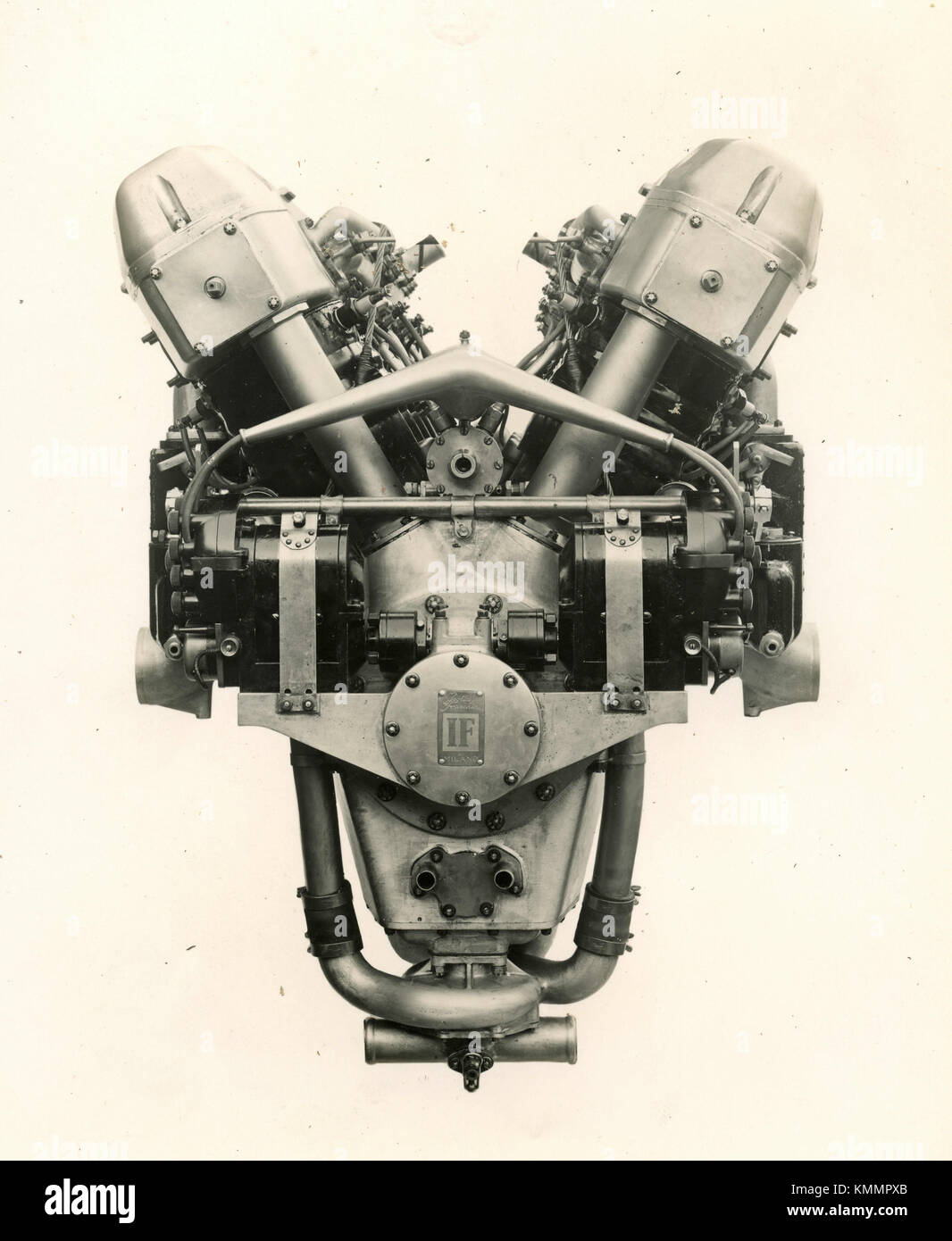 Aviation engine Isotta Fraschini Asso 500, Italy 1920s Stock Photo - Alamy