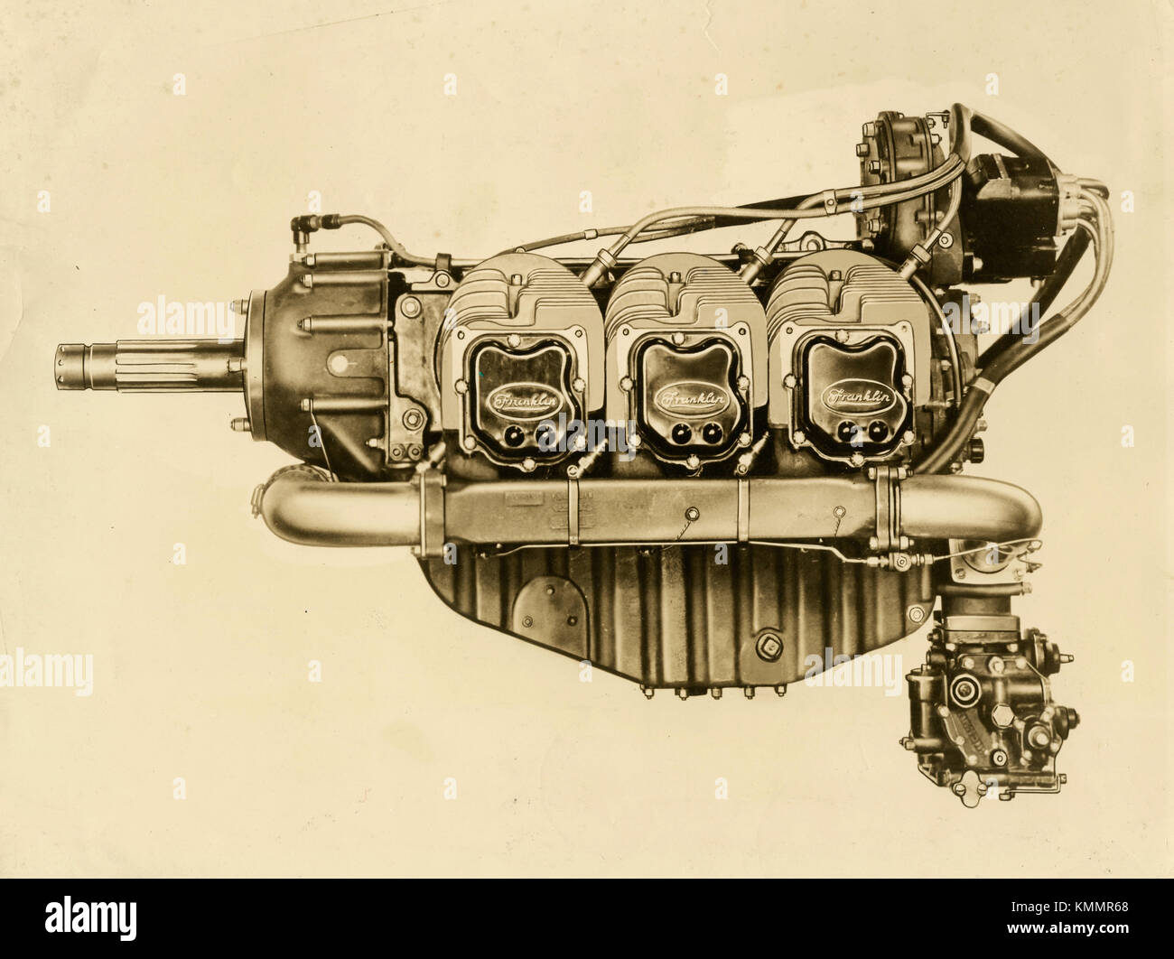 Aviation engine Franklin, USA 1920s Stock Photo - Alamy