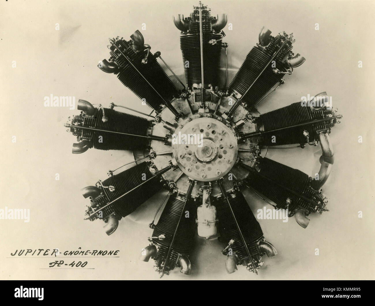 Bristol Jupiter Gnome-rnone HP 400 aviation radial engine, UK 1950s ...