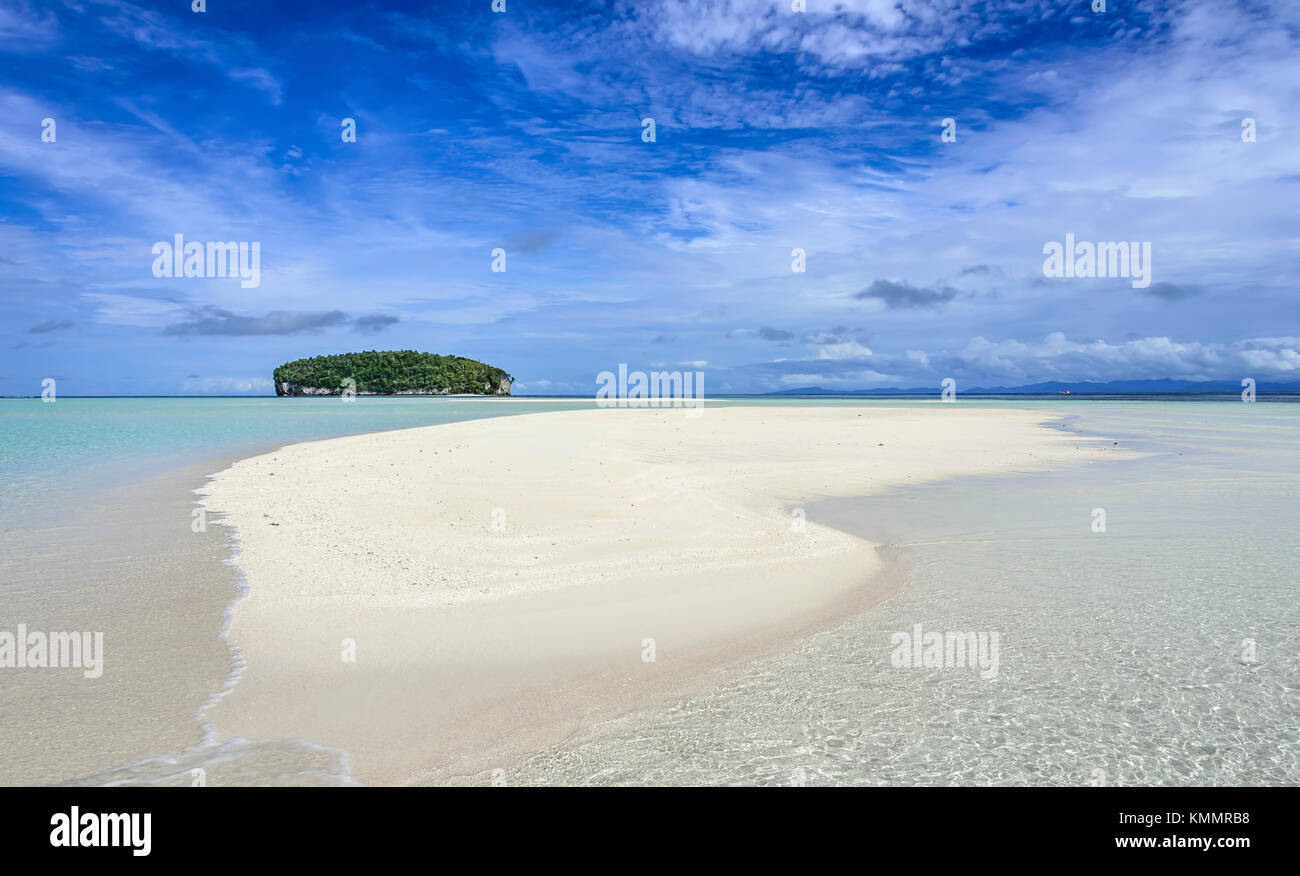 Perfect white sandy around mansuar island in raja ampat indonesia Stock ...