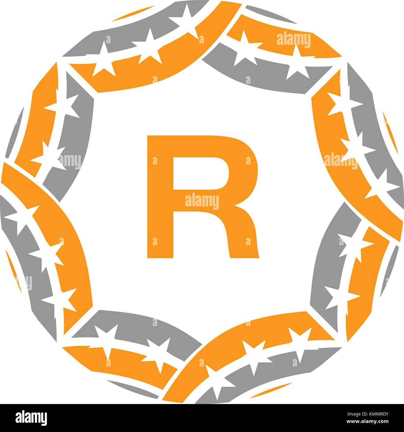 Initial r star logo hi-res stock photography and images - Alamy