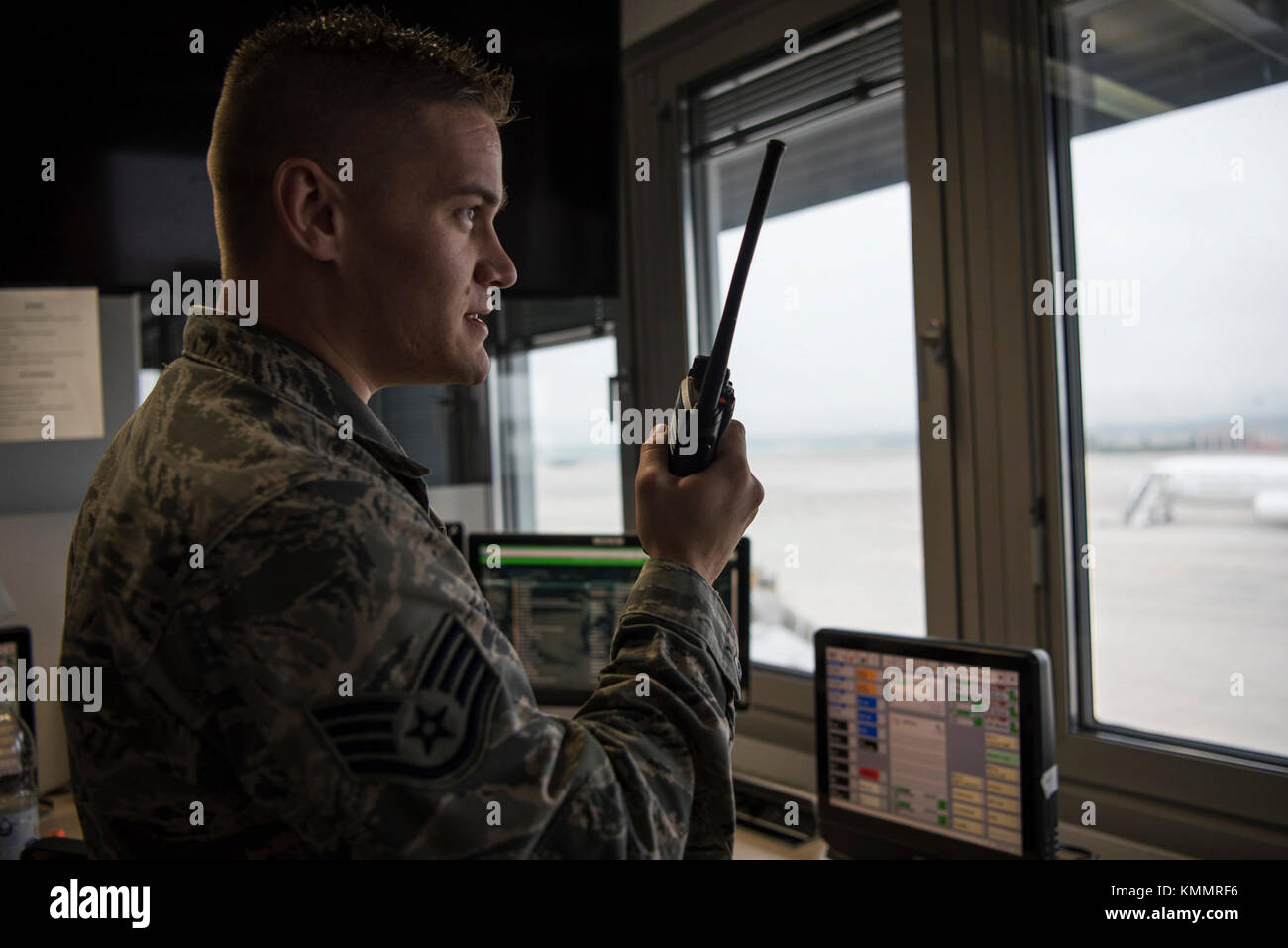 U.S. Air Force Staff Sgt. Ryan Osinski, 721st Aerial Port Squadron Air ...