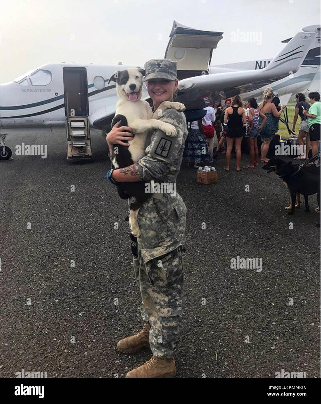 New York Army National Guard Spc. Stefani DeManincor, a member of the ...