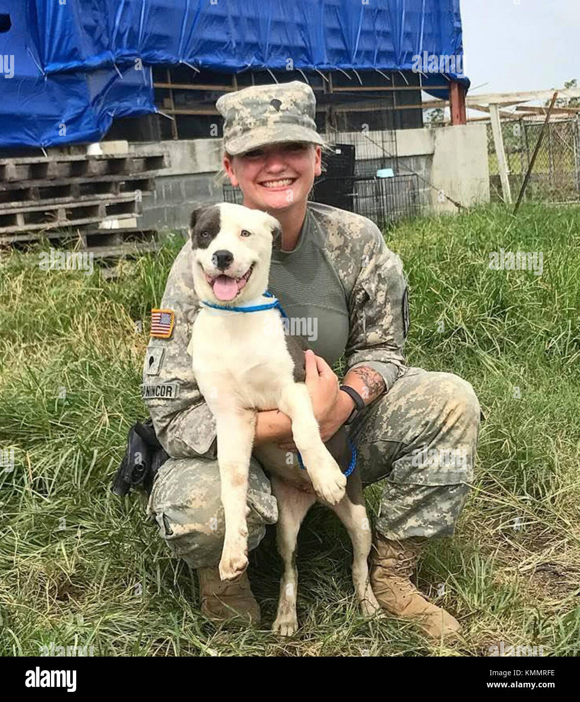 New York Army National Guard Spc. Stefani DeManincor, a member of the ...