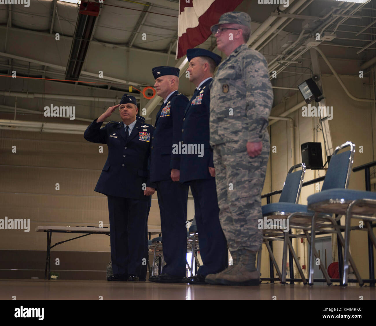 U.S. Air Force Col. William Robertson, the commander of the 182nd ...