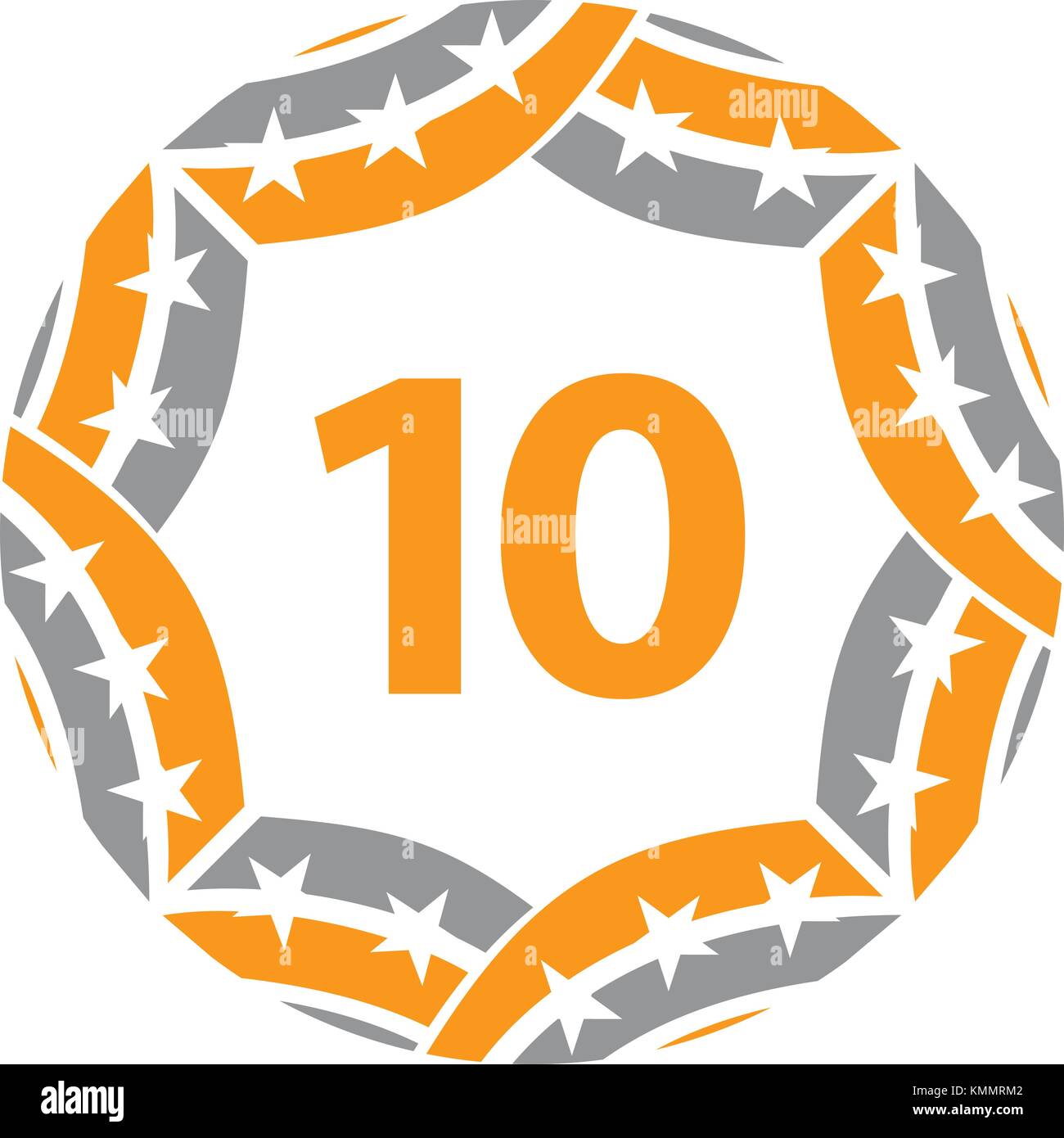 Ten circle logo hi-res stock photography and images - Alamy