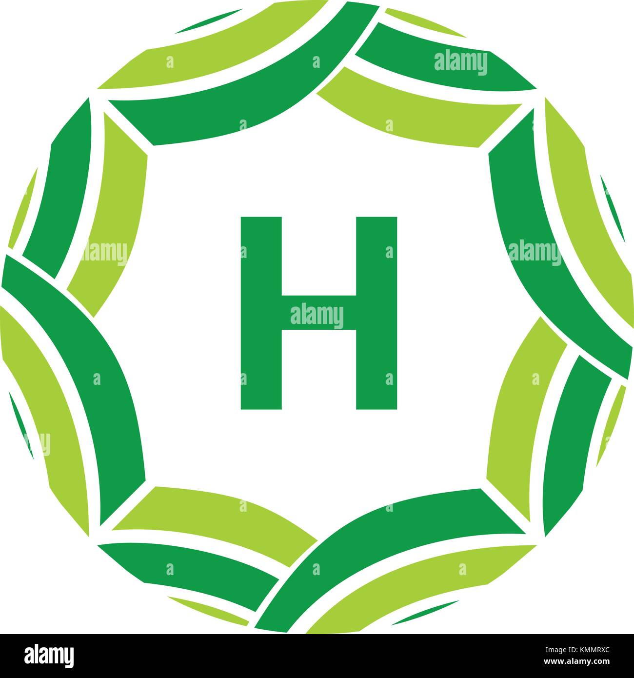 Ribbon Infinite Initial H Stock Vector Image & Art - Alamy
