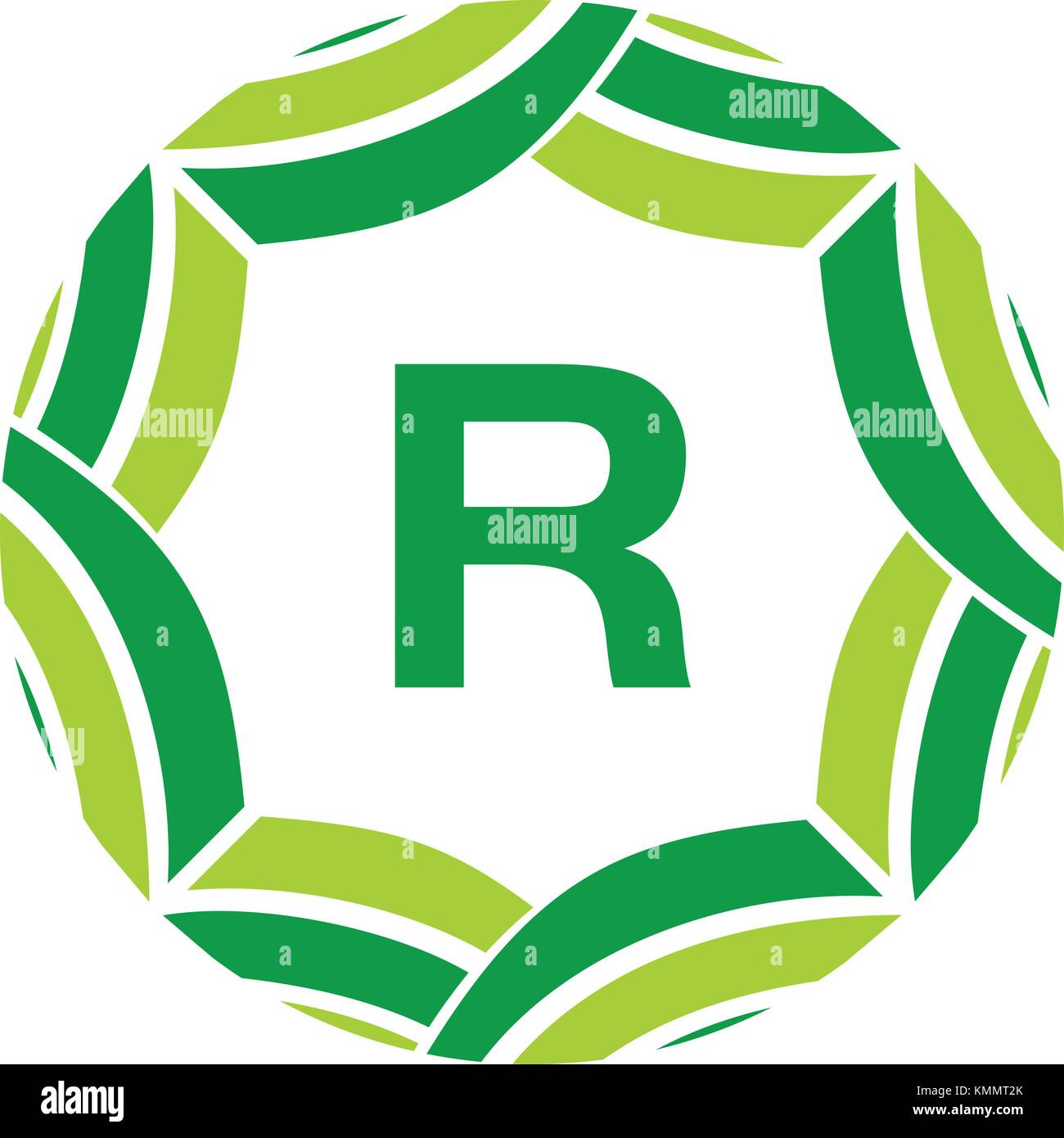 Ribbon Infinite Initial R Stock Vector Image & Art - Alamy