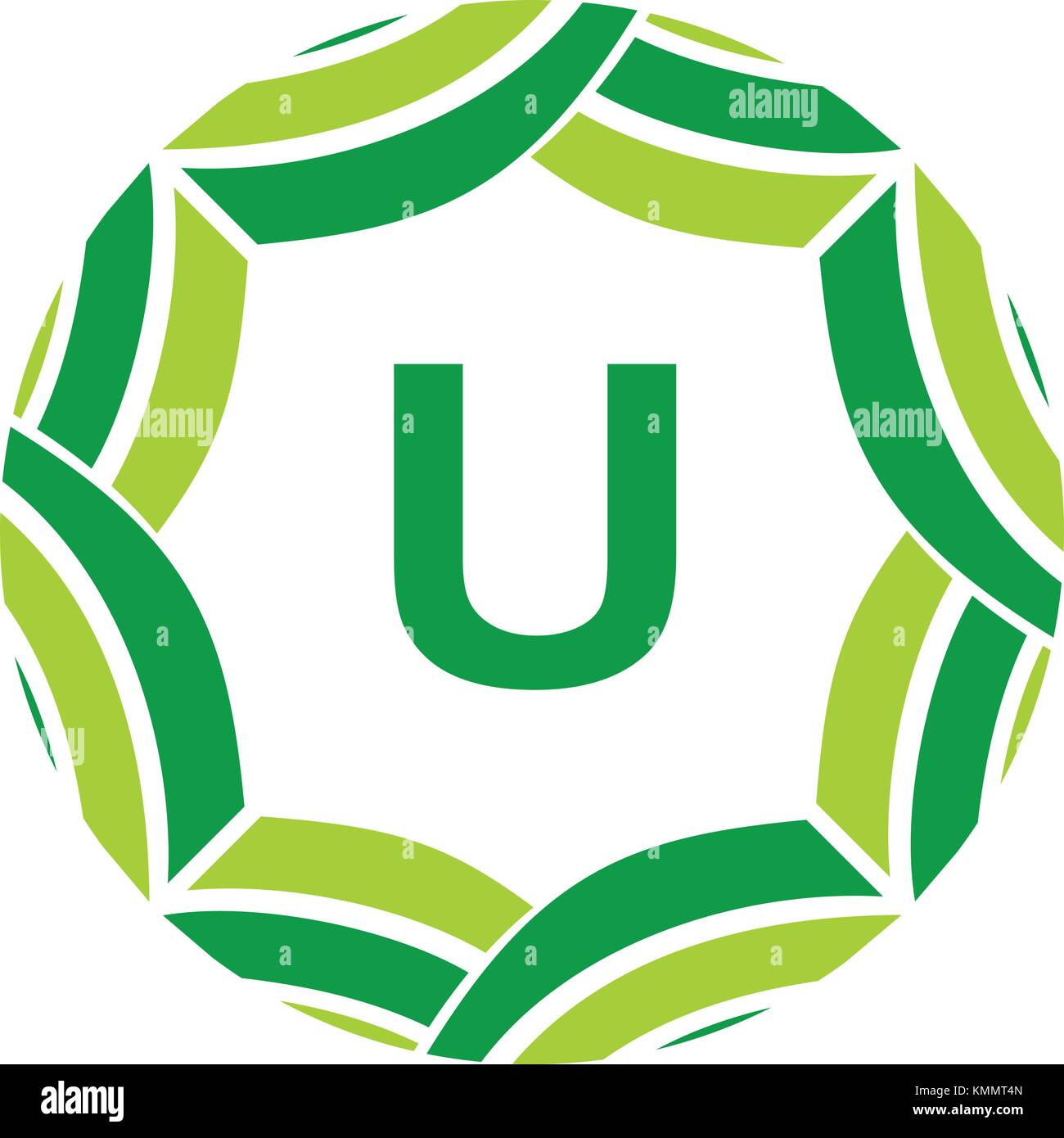 Ribbon Infinite Initial U Stock Vector Image & Art - Alamy