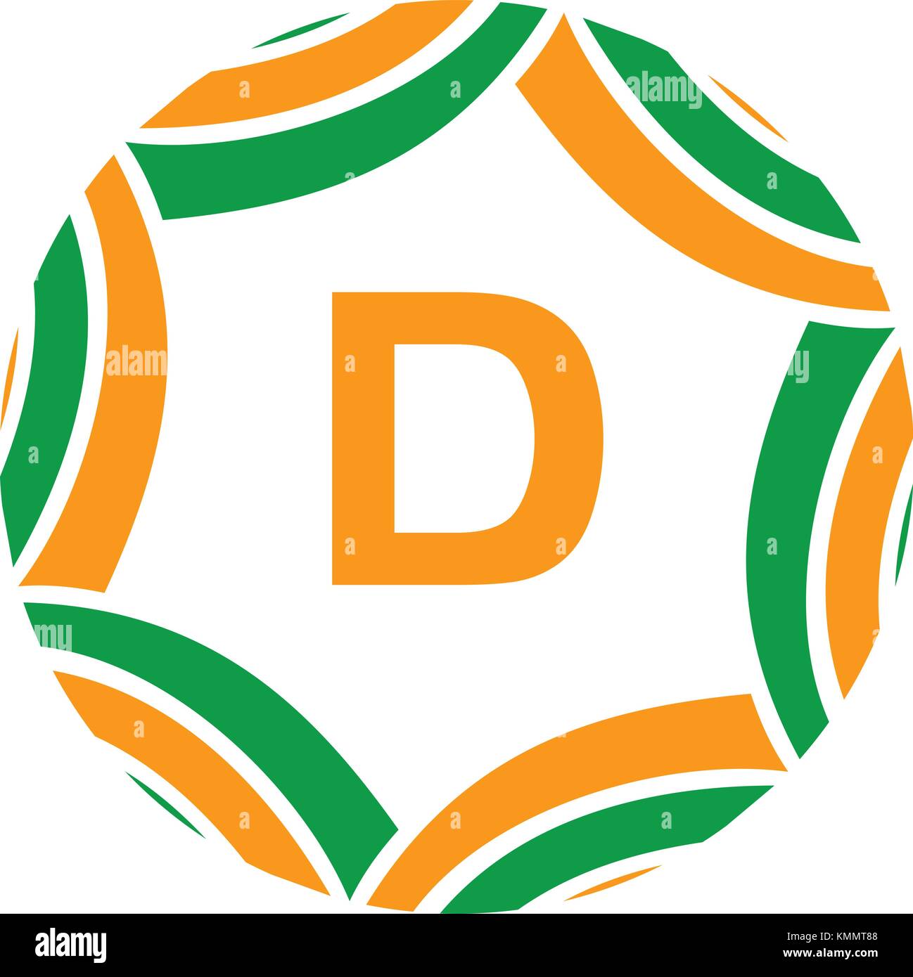 Ribbon Infinite Initial D Stock Vector Image & Art - Alamy