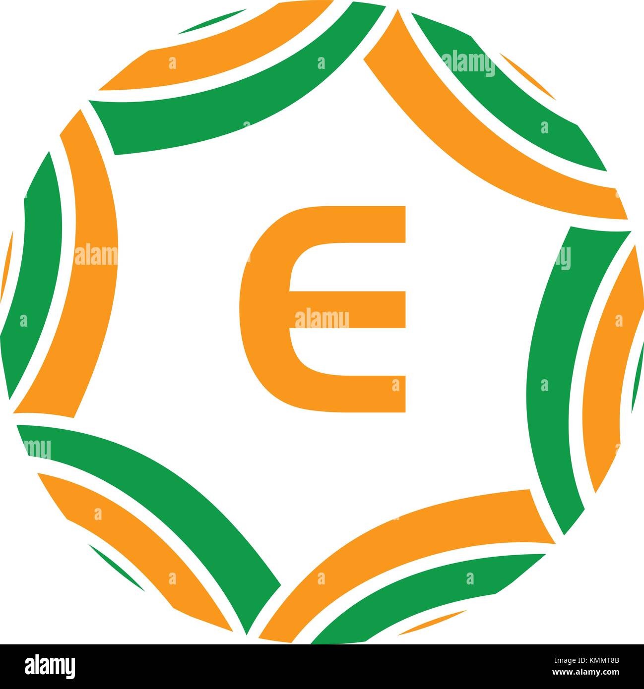 Ribbon Infinite Initial E Stock Vector Image & Art - Alamy