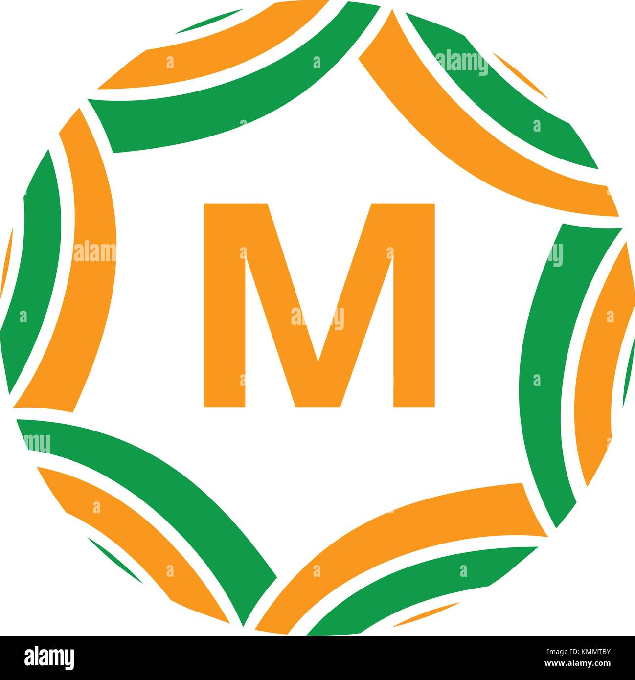 Ribbon Infinite Initial M Stock Vector Image & Art - Alamy