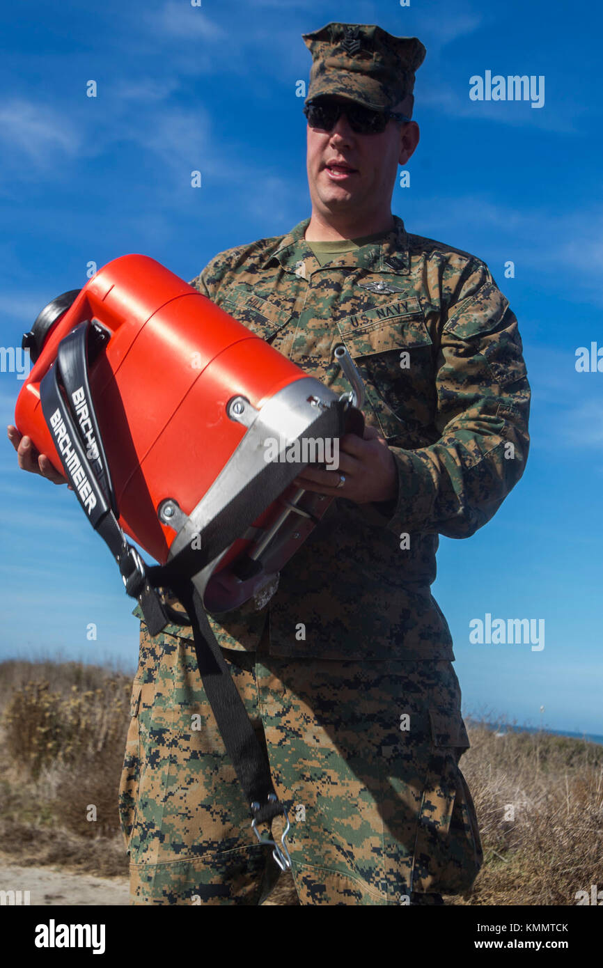 U.S. Navy Hospital Corpsman 1st Class Kyle Hill, a preventive medicine ...