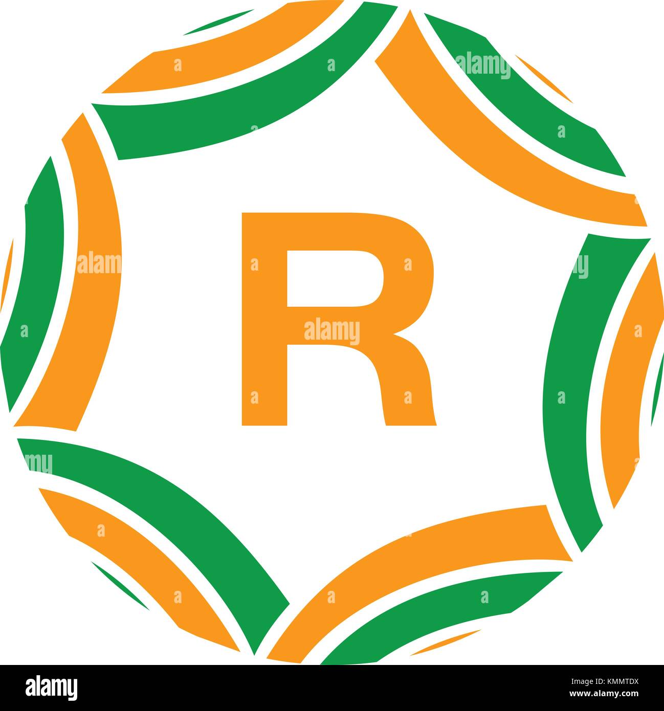 Ribbon Infinite Initial R Stock Vector Image & Art - Alamy