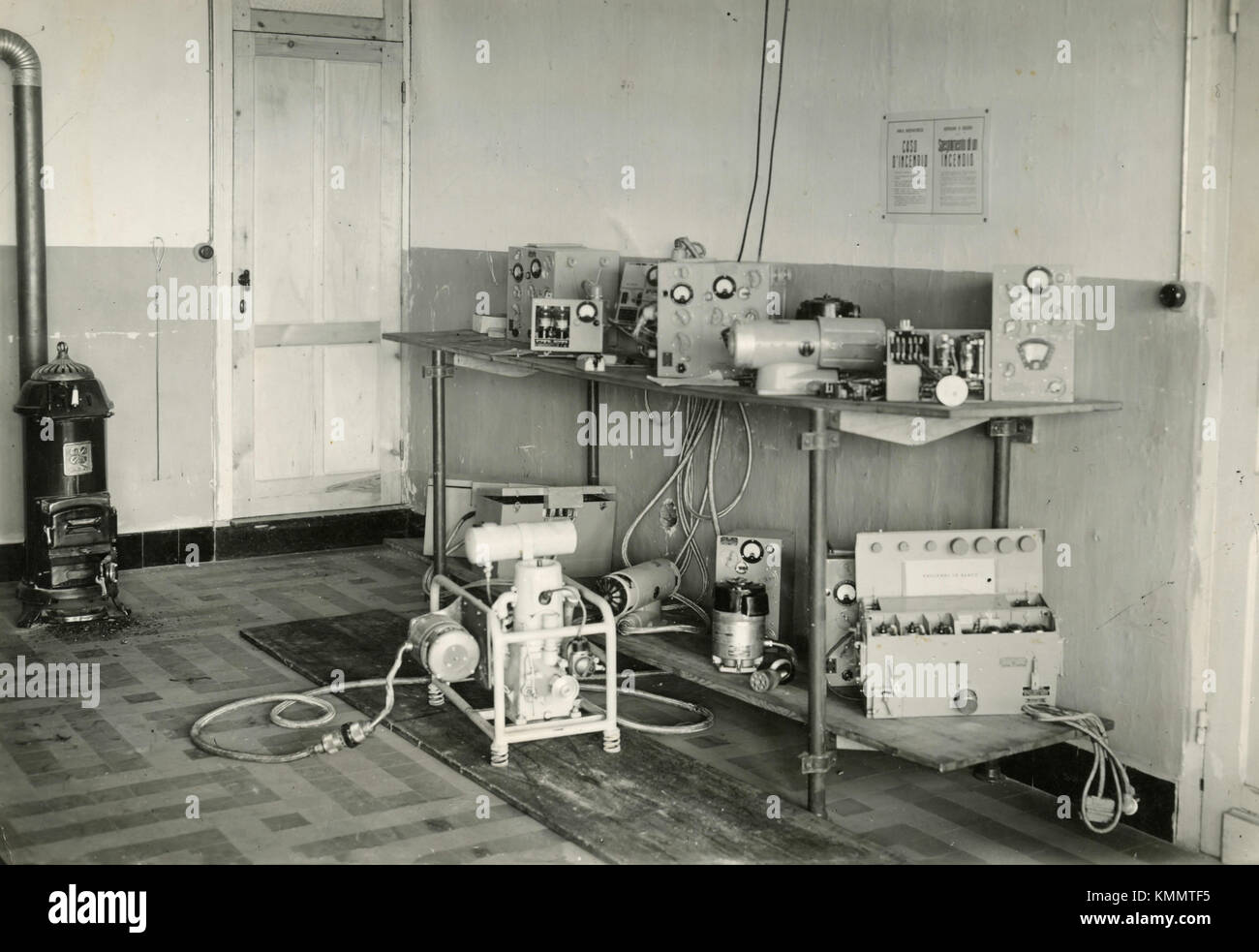 Radio room, 1940s Stock Photo - Alamy