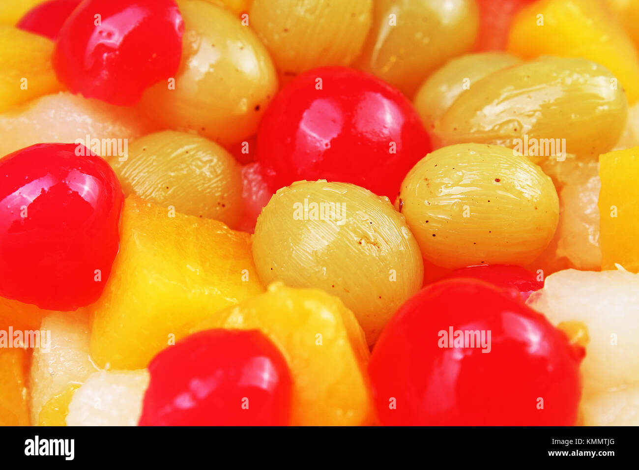 Fruit salad texture. Fruits as background pattern. Exotic Fruits Fruit ...