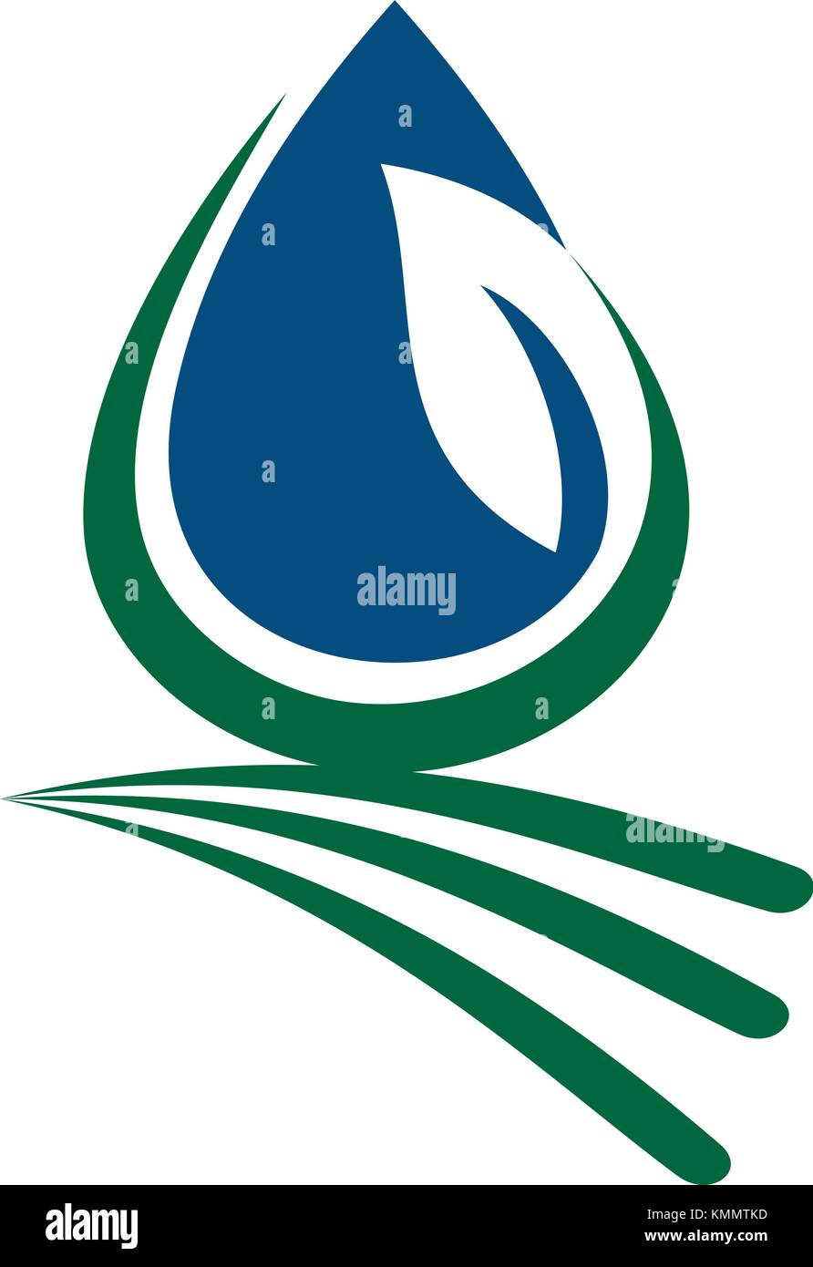 Leaf Water Landscape Stock Vector Image & Art - Alamy