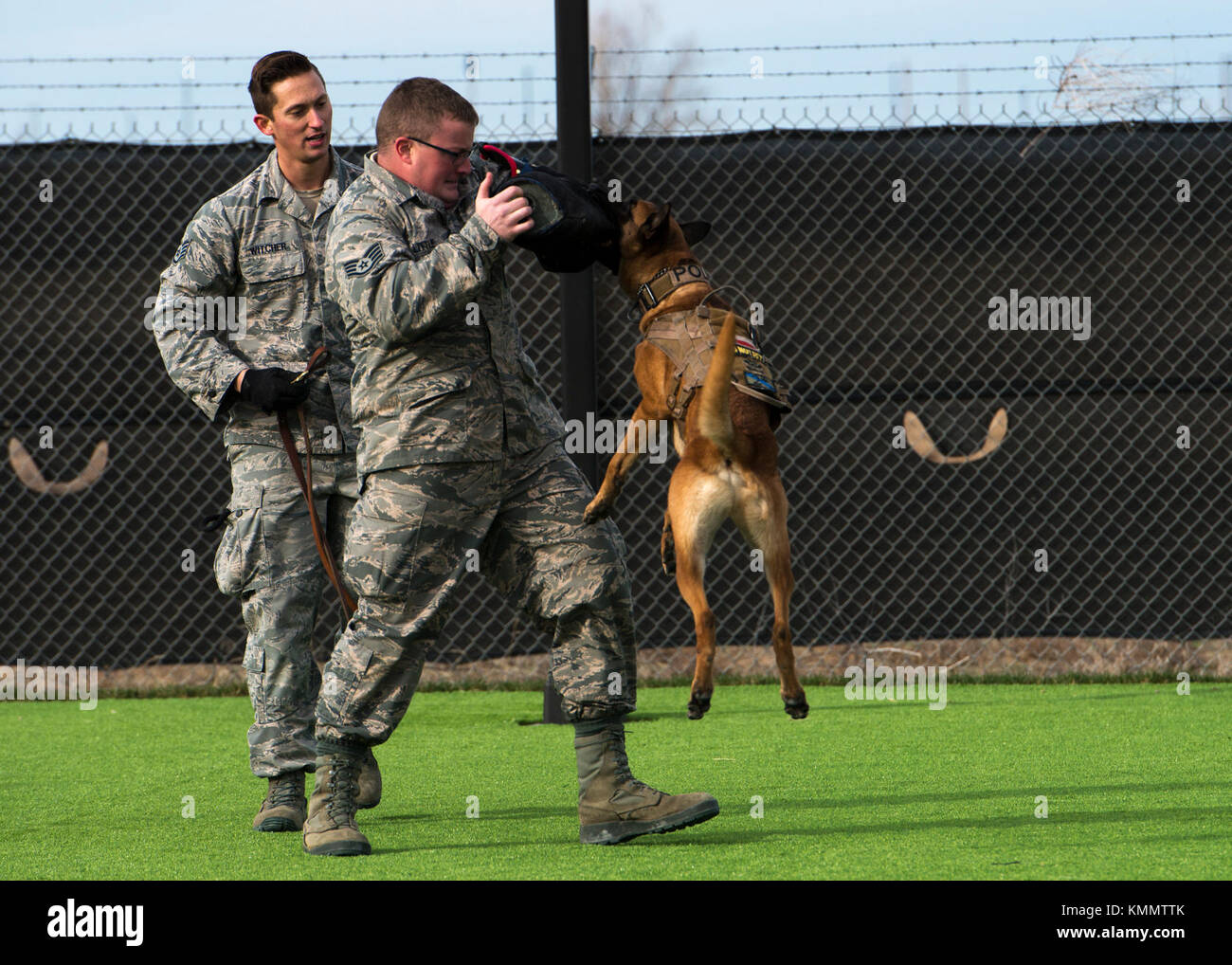 Staff Sgt. Shawn Witcher and Staff Sgt. Ethan Little, 366th Security ...