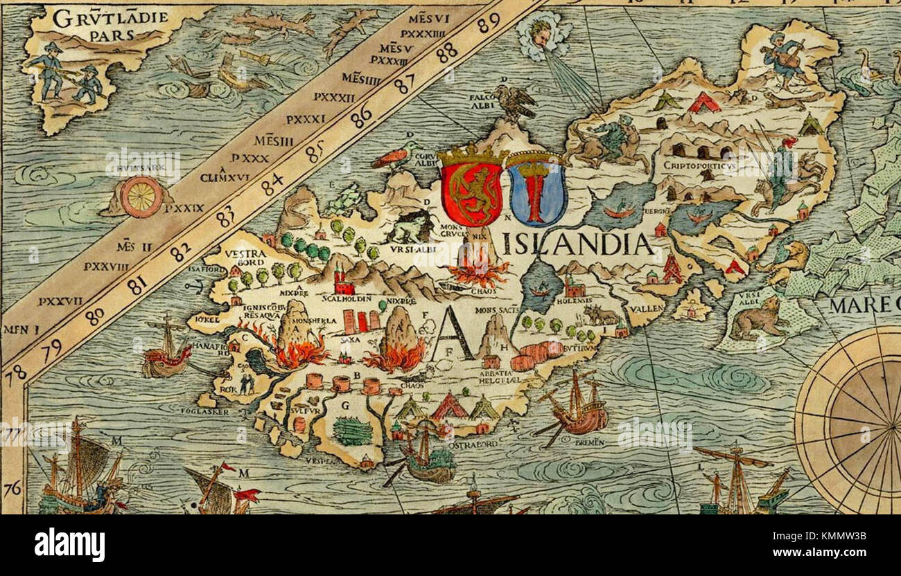 Olaus Magnus Carta Marina High Resolution Stock Photography and Images ...