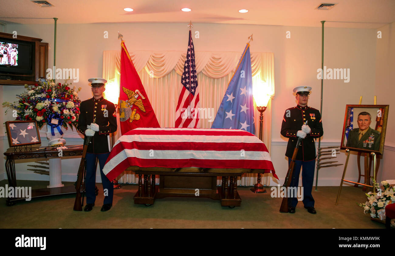 A contingency of Marines with Marine Barracks Washington D.C. supported ...