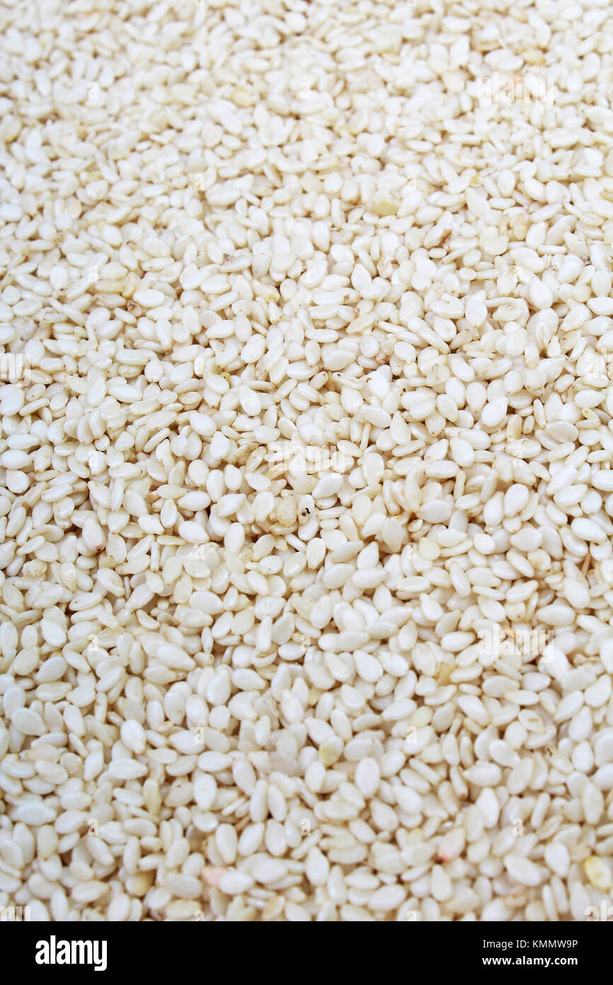 Sesame seed texture. Sesame seeds pattern as background Stock Photo - Alamy