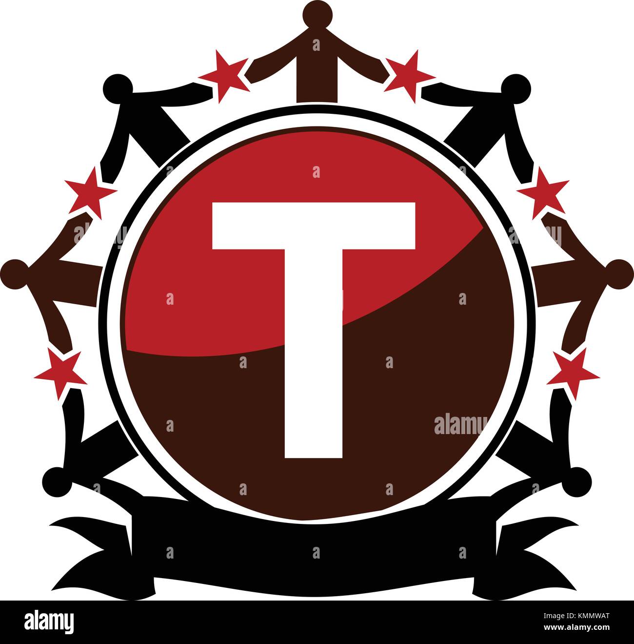 Synergy Logo Initial T Stock Vector Image & Art - Alamy